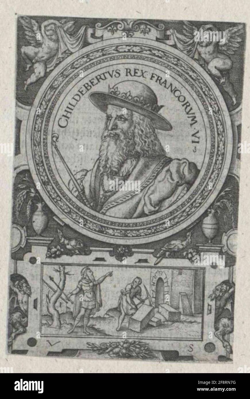 Childebert I, King of the Franconia Stecher: Solis, Virgilius (the ...