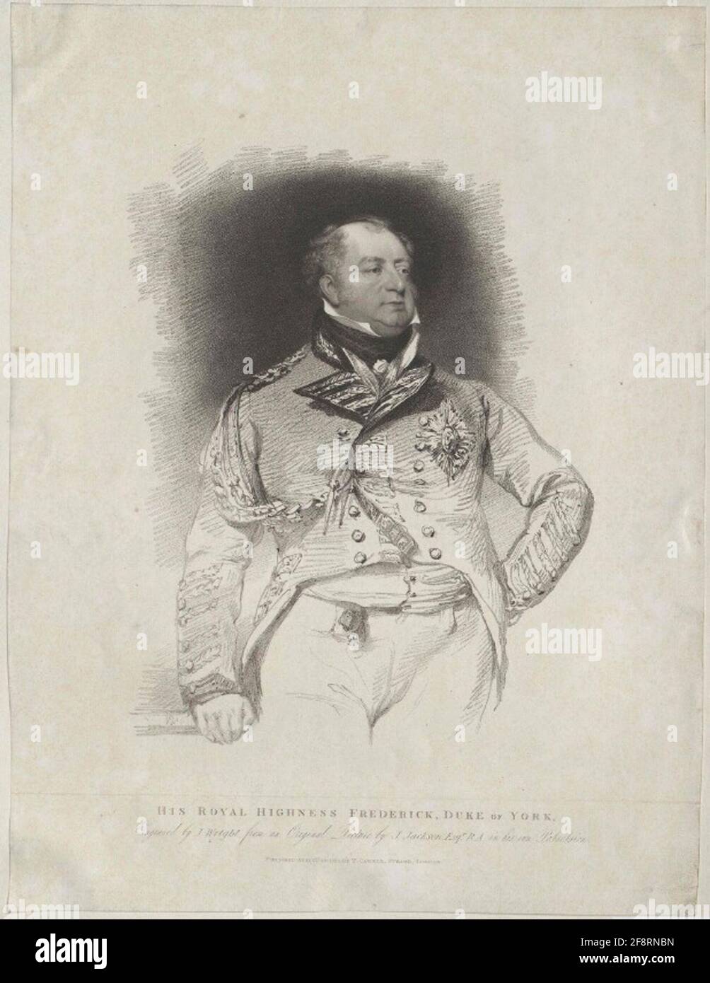 Friedrich August, Duke of York and Albany Stock Photo - Alamy