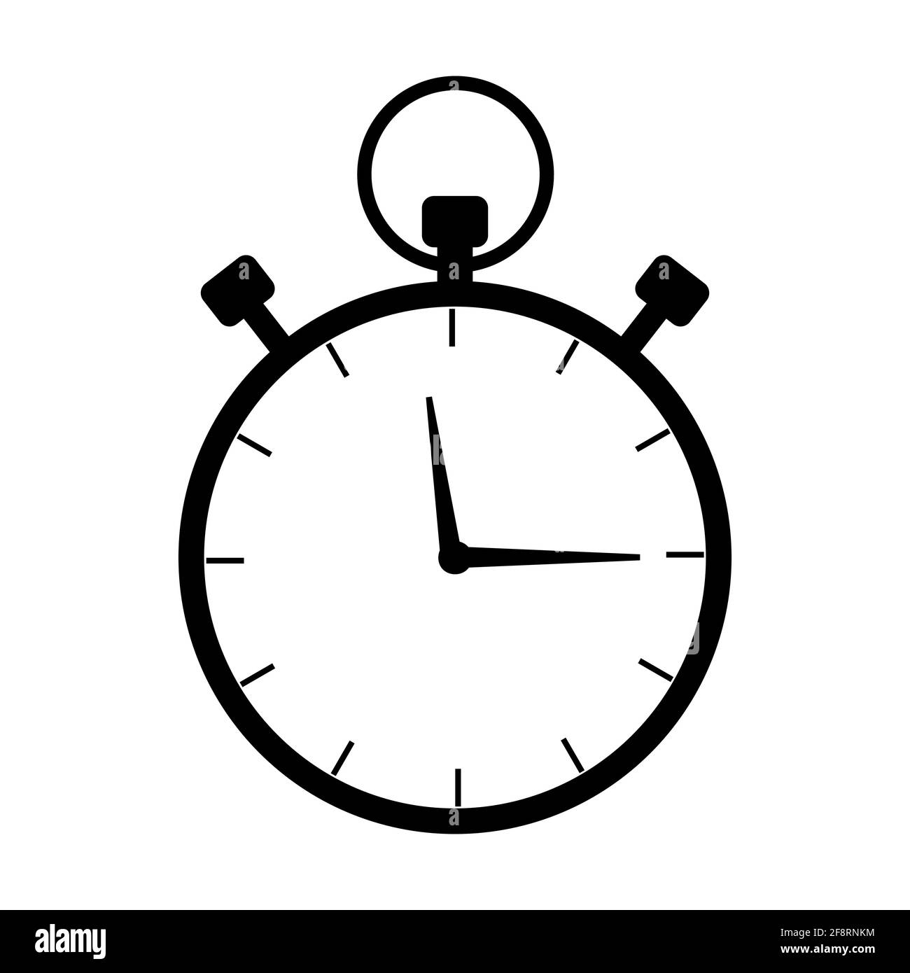 Stop watch clipart Black and White Stock Photos & Images - Alamy