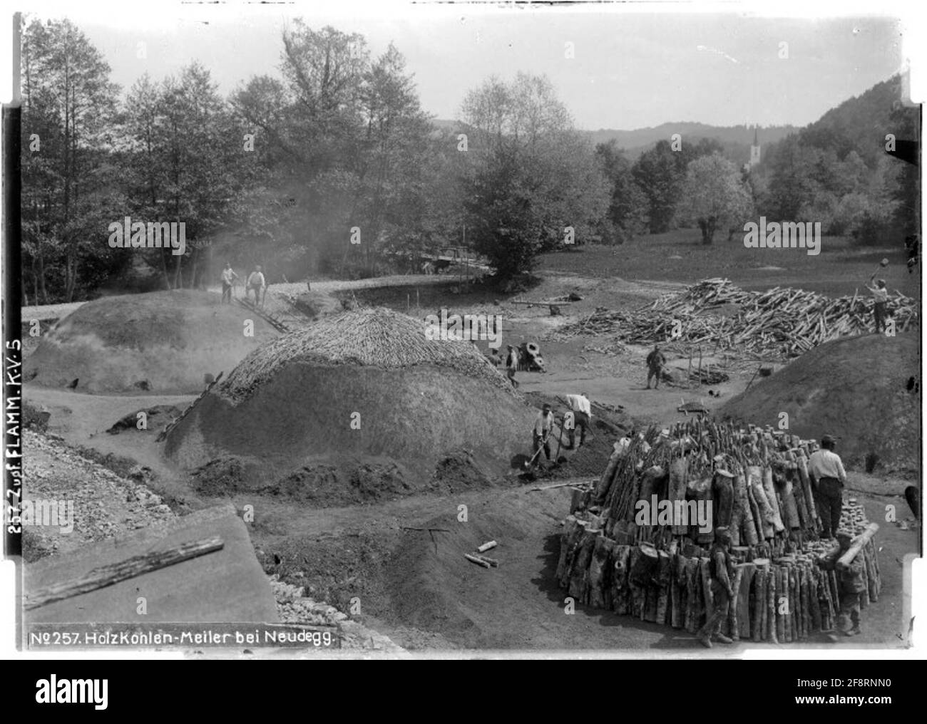 Charcoal clamp hi-res stock photography and images - Alamy