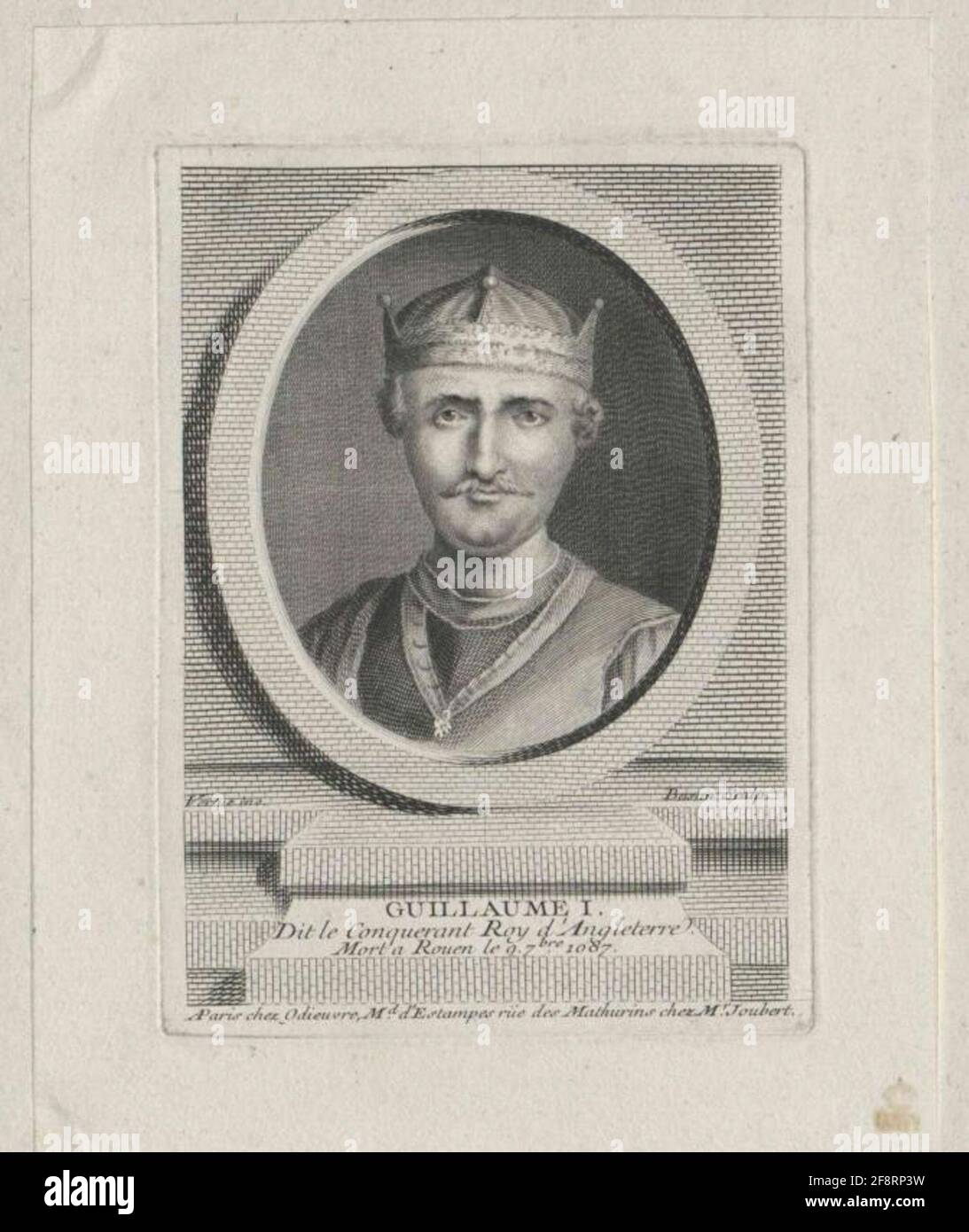 Wilhelm I, the Conqueror King of England Stock Photo - Alamy