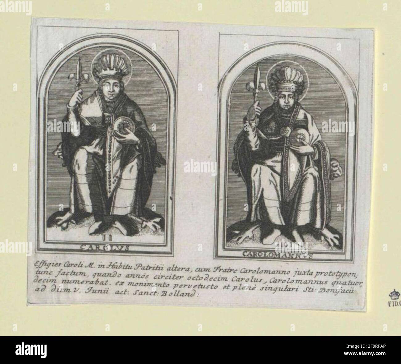 Karl I, the big, Roman emperor Stock Photo - Alamy