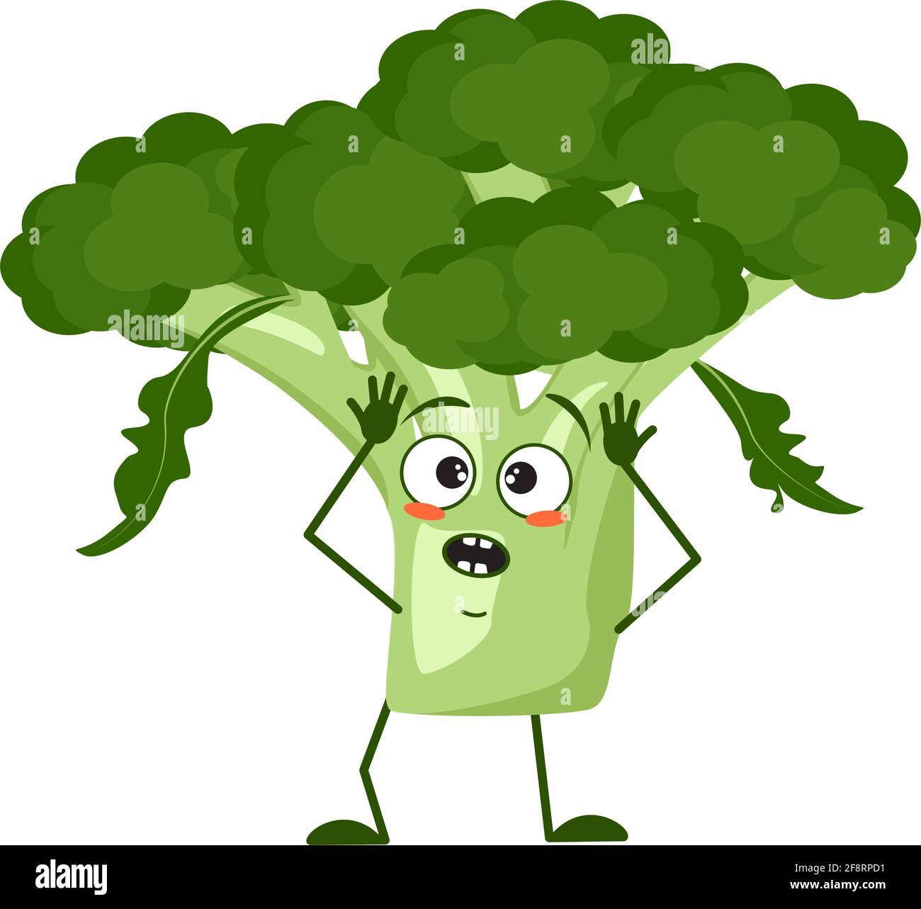 Broccoli Head Cartoon