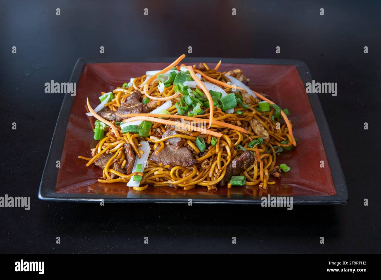 Food - Thai food - chow mein Stock Photo - Alamy