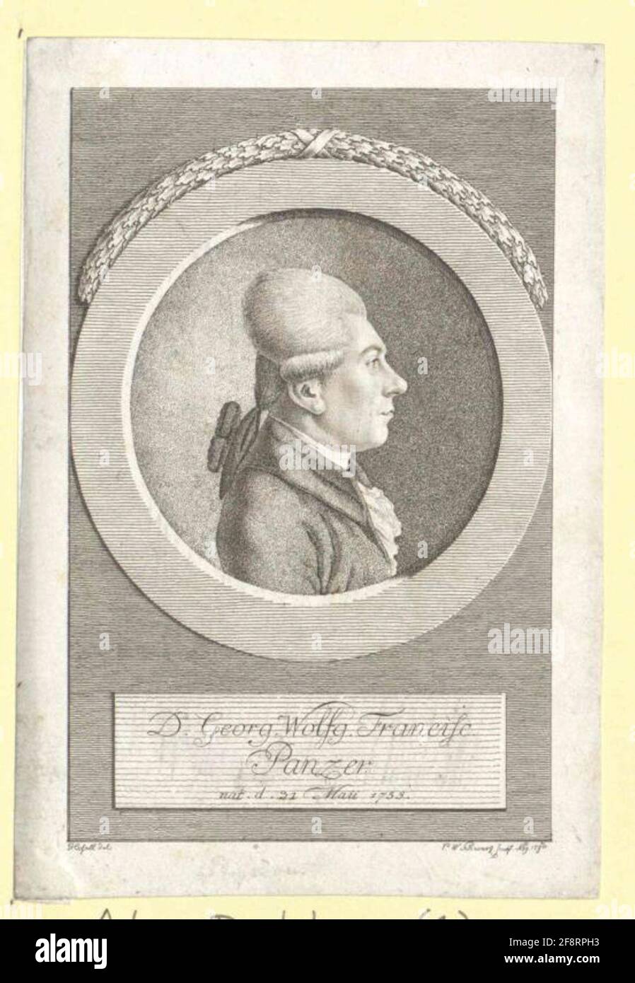 Panzer, Georg Wolfgang Franz Stock Photo - Alamy