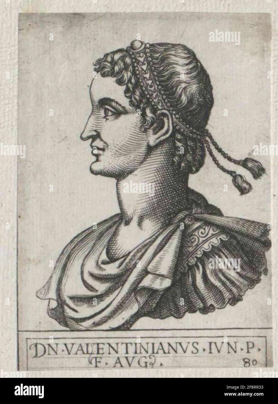 Valentinian II., Roman Emperor Stock Photo - Alamy