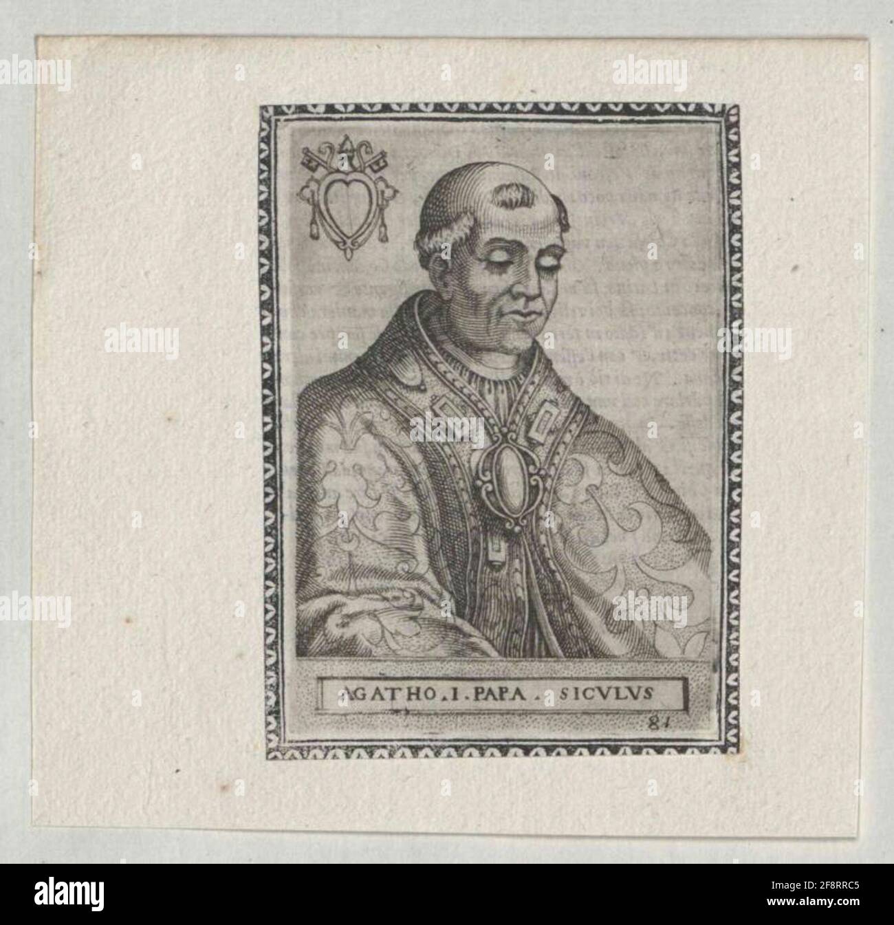 Papa agatho hi-res stock photography and images - Alamy