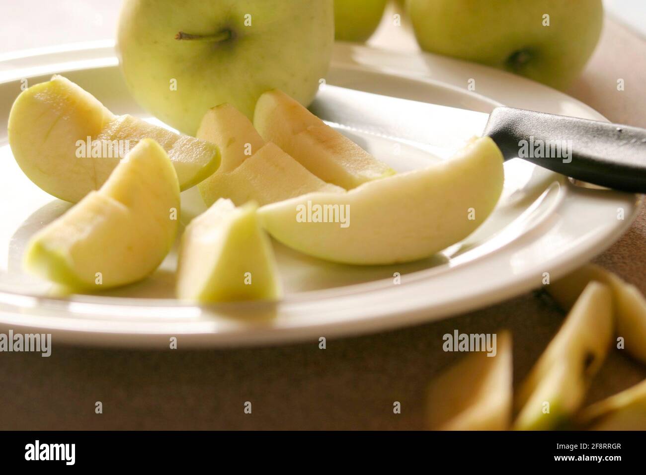 Cutted apple hi-res stock photography and images - Alamy