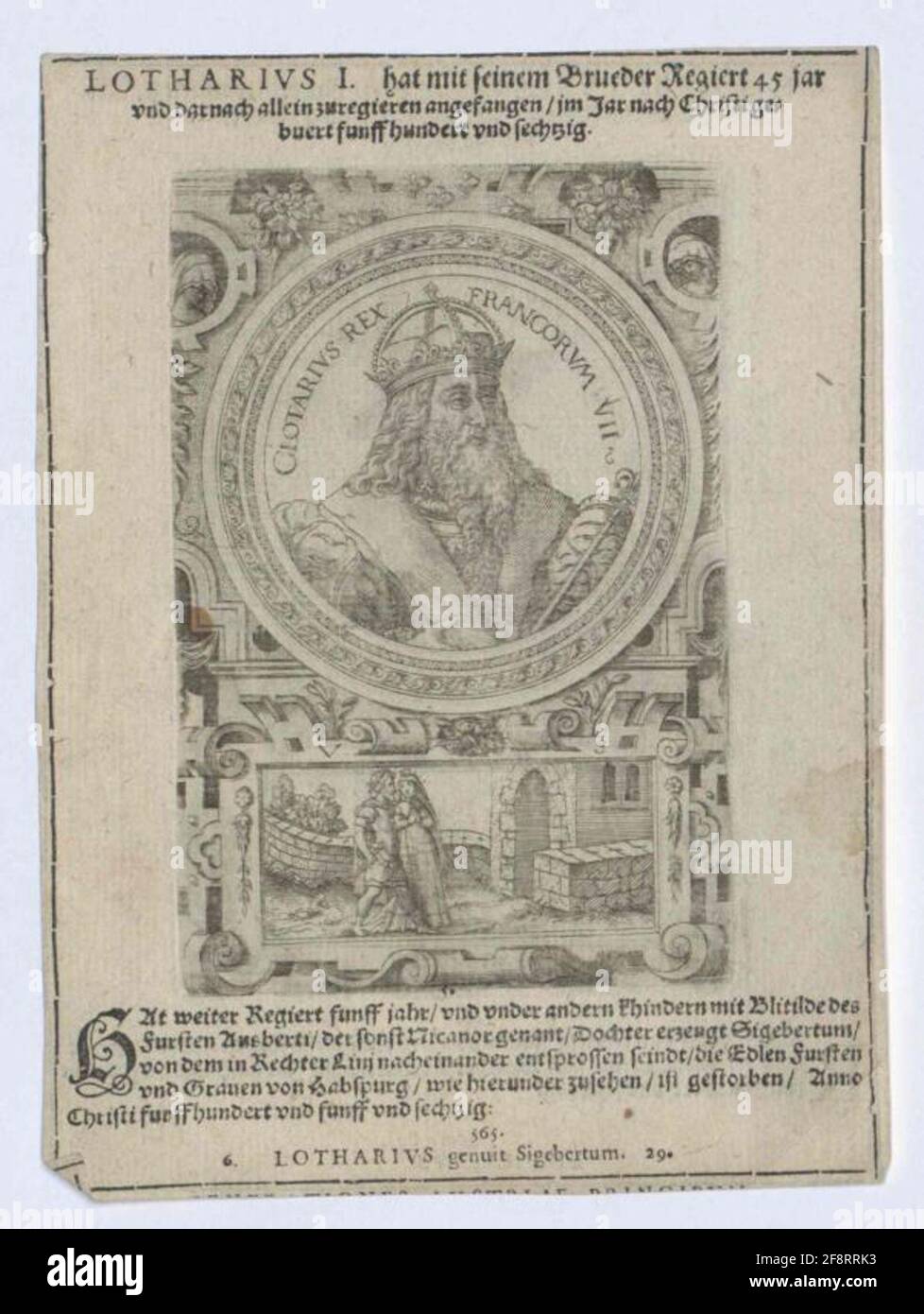 Chlothar I, King of Franconia Stock Photo - Alamy