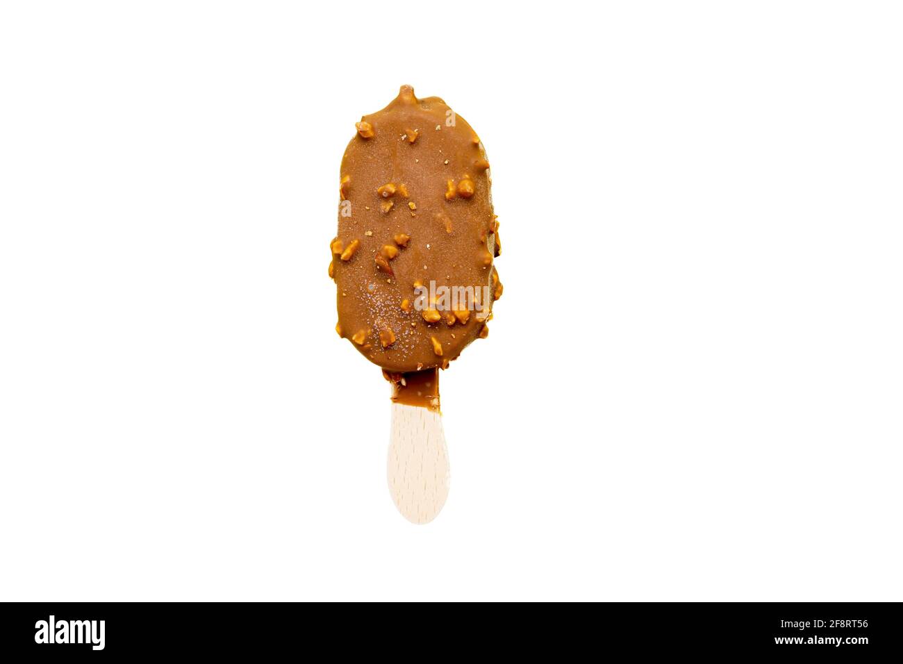 Ice Cream Stick. Chocolate popsicle ice cream isolated on white ...