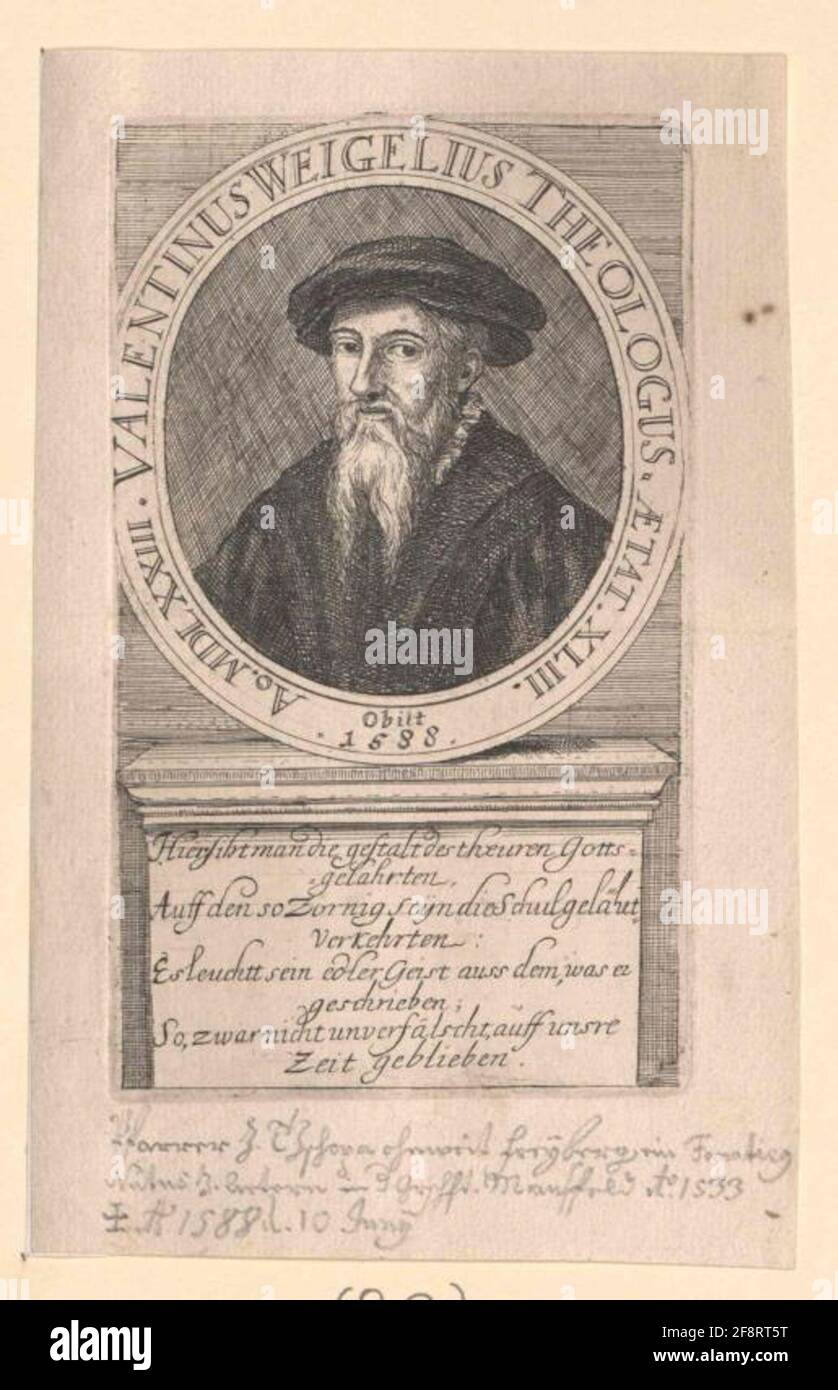 Weigel, Valentin 1676 / 1725 Stock Photo - Alamy