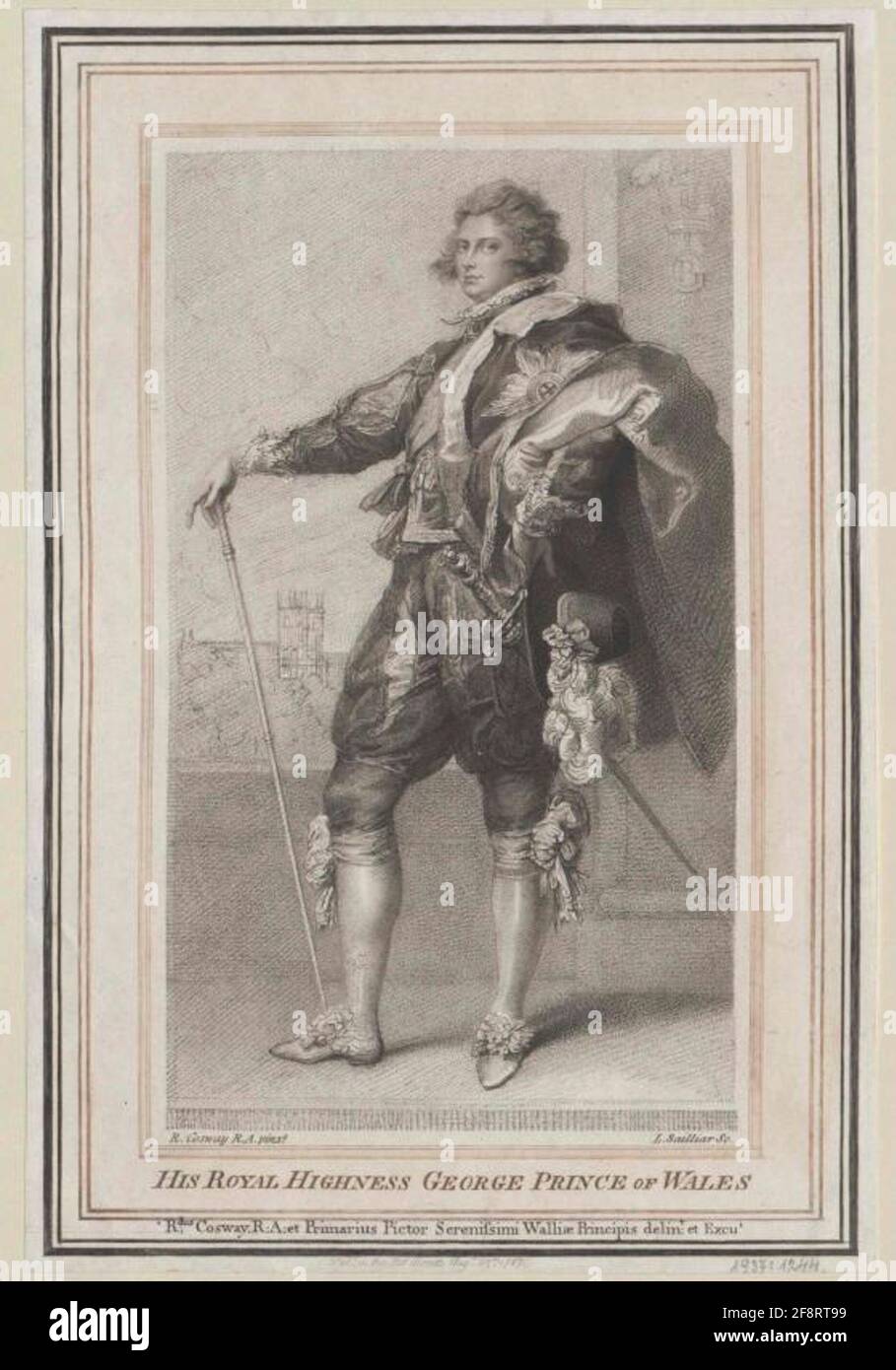 Georg IV., King of England Stock Photo - Alamy