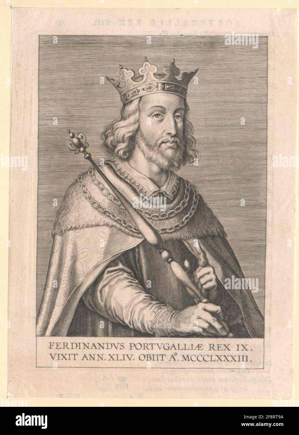 Ferdinand I., King of Portugal Stock Photo - Alamy