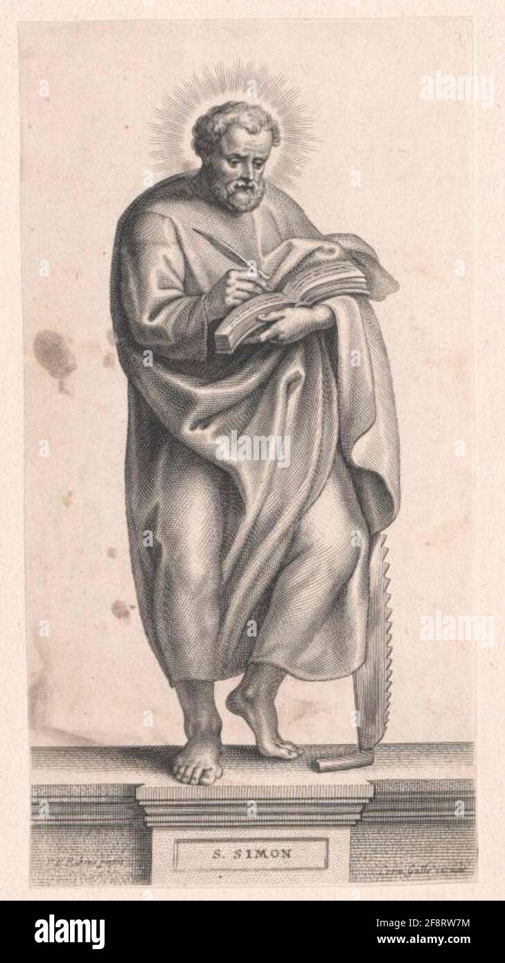 Simon the zealot apostle hi-res stock photography and images - Alamy