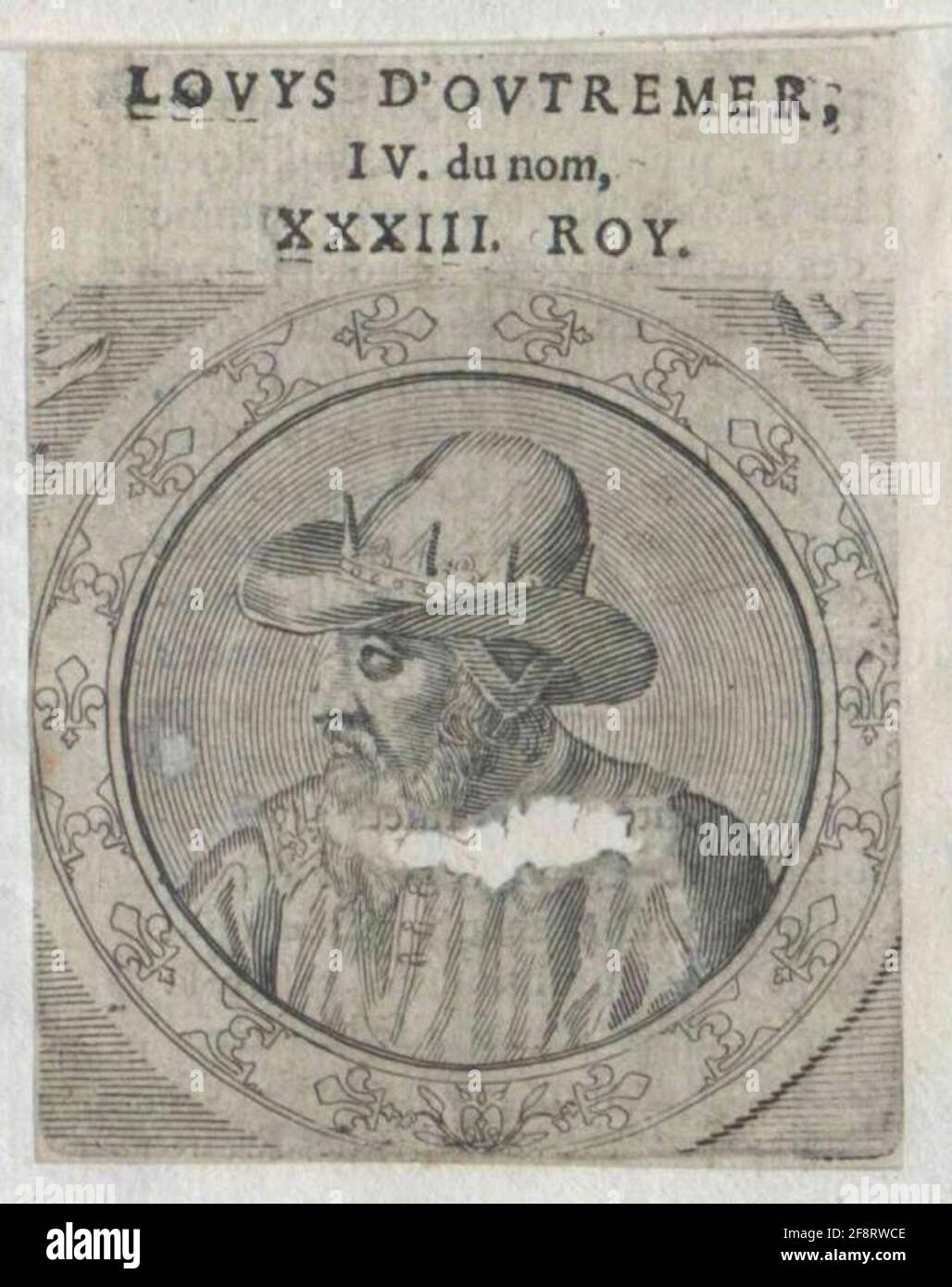 Ludwig IV., The overseas king of France Stock Photo - Alamy