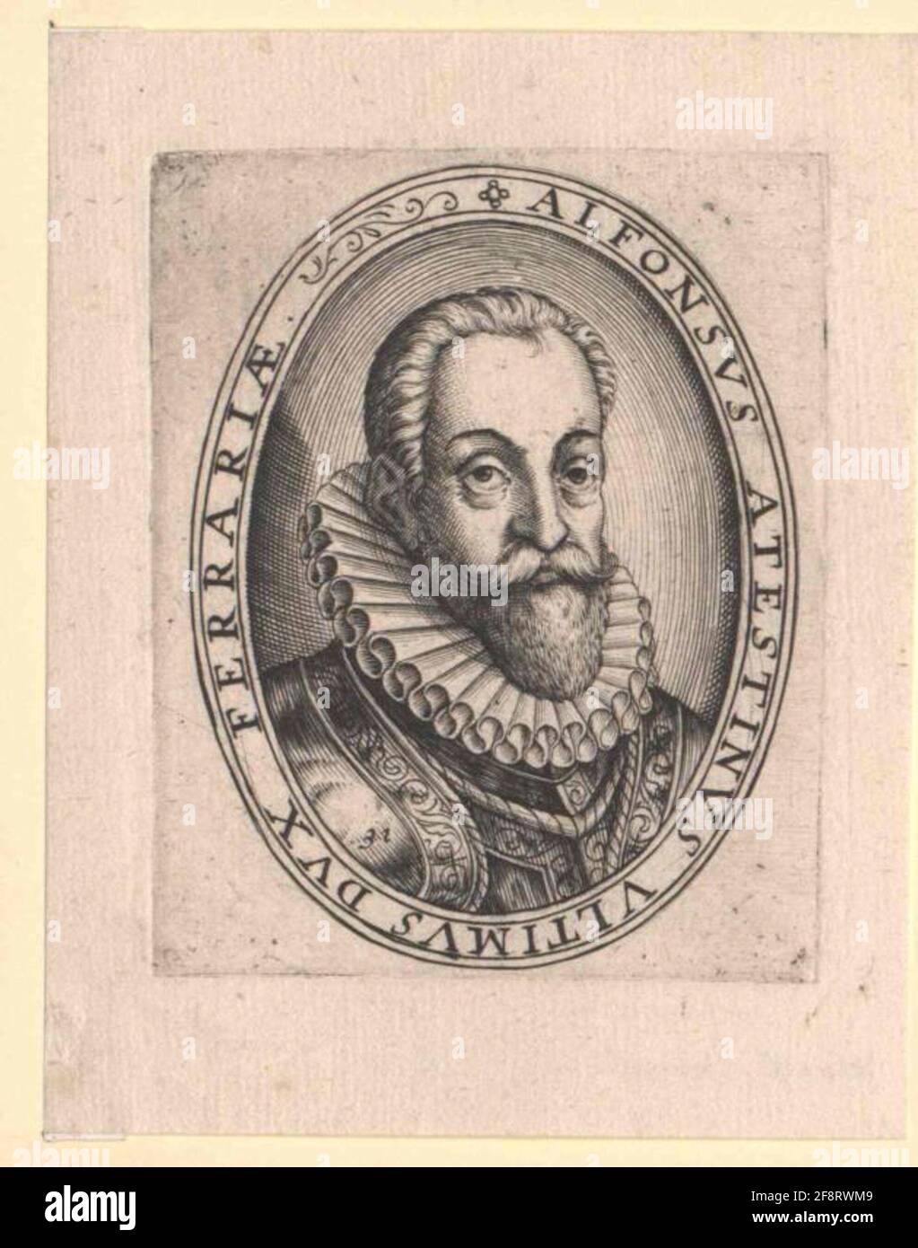 Alfons II. D'Este, Duke of Modena and Ferrara Stock Photo - Alamy