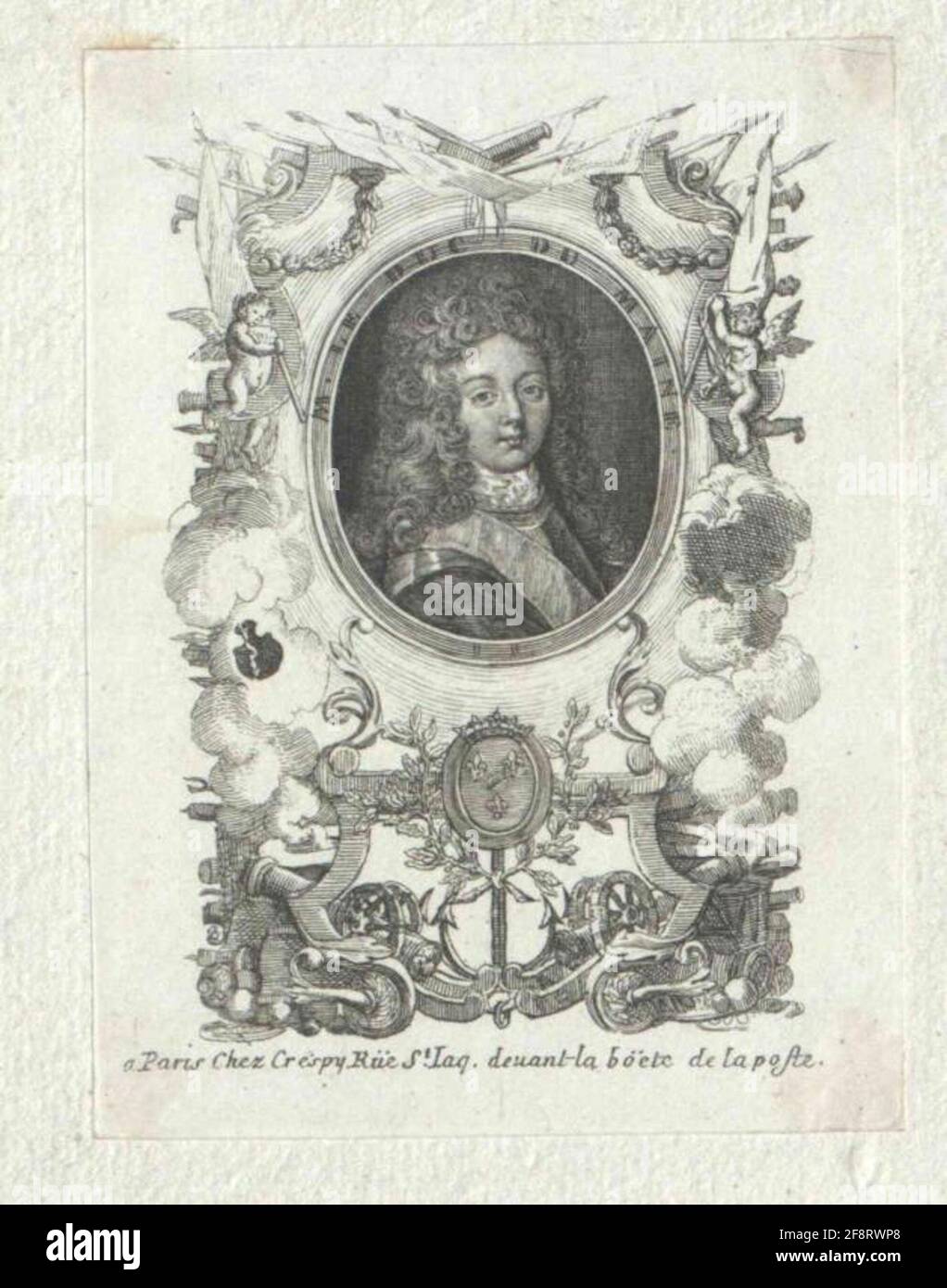 Bourbon, Duke of Maine, Louis I. Auguste de Stock Photo - Alamy