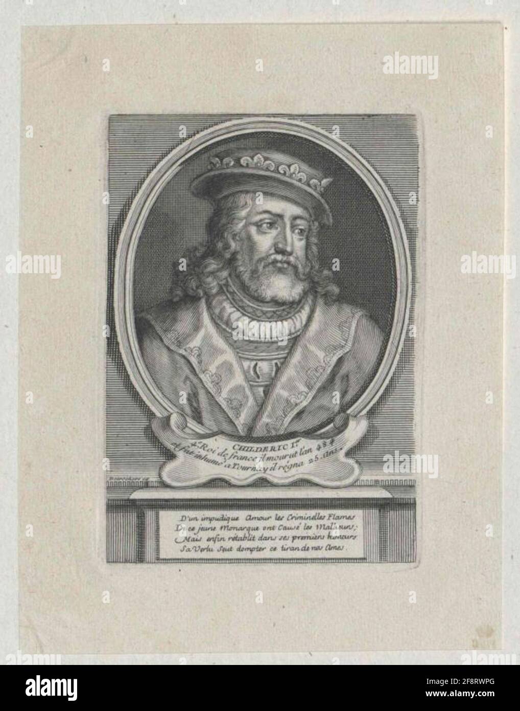 Childerich I., King of the Franks Stock Photo - Alamy