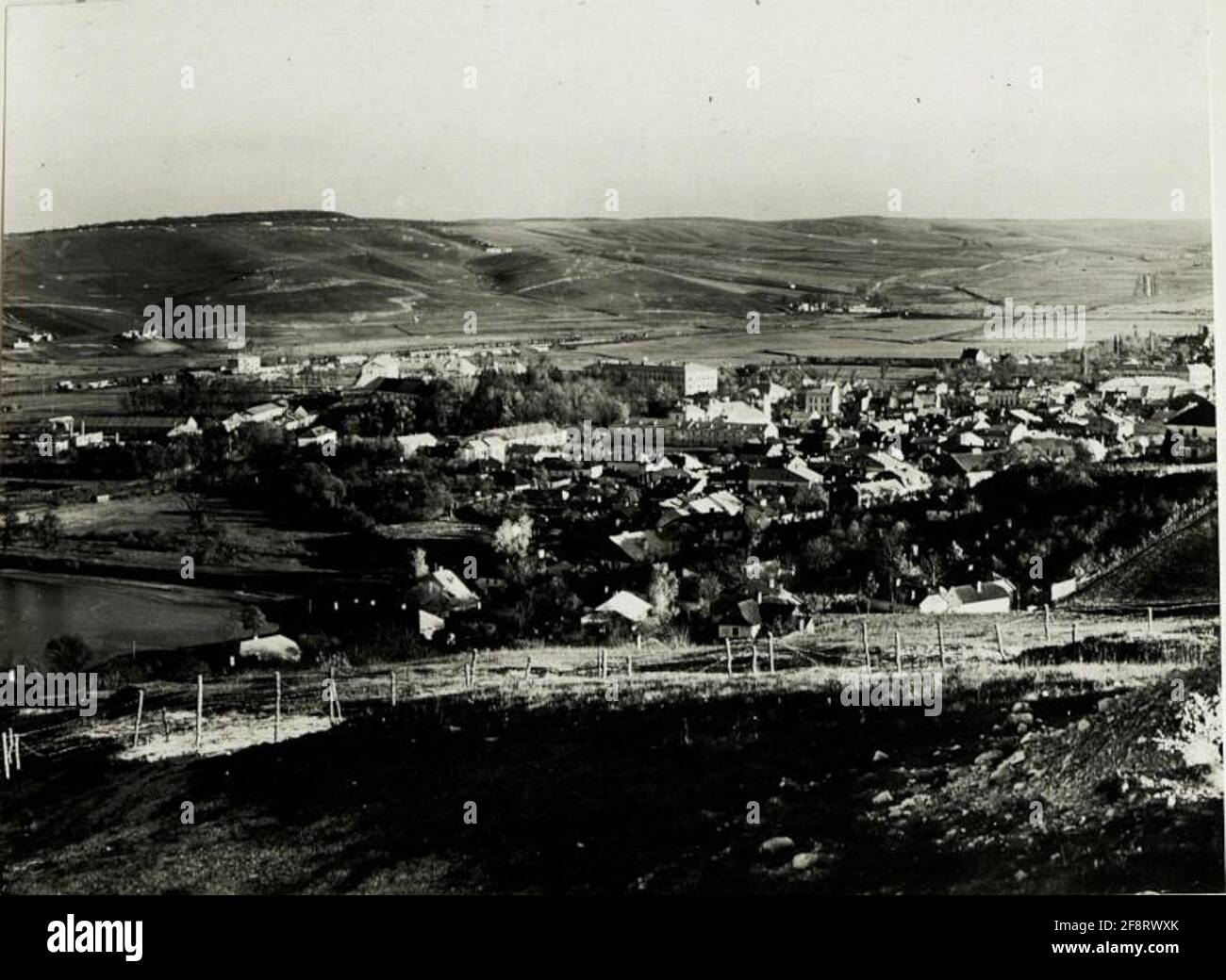 Valley of Zlota Lipa and Brzezany from East Stock Photo - Alamy