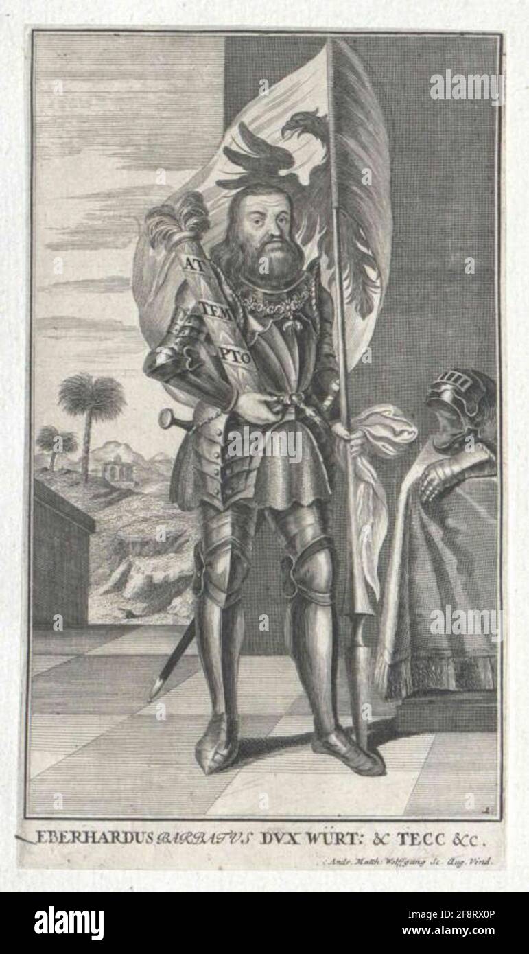 Eberhard I, Duke of Württemberg Stock Photo - Alamy