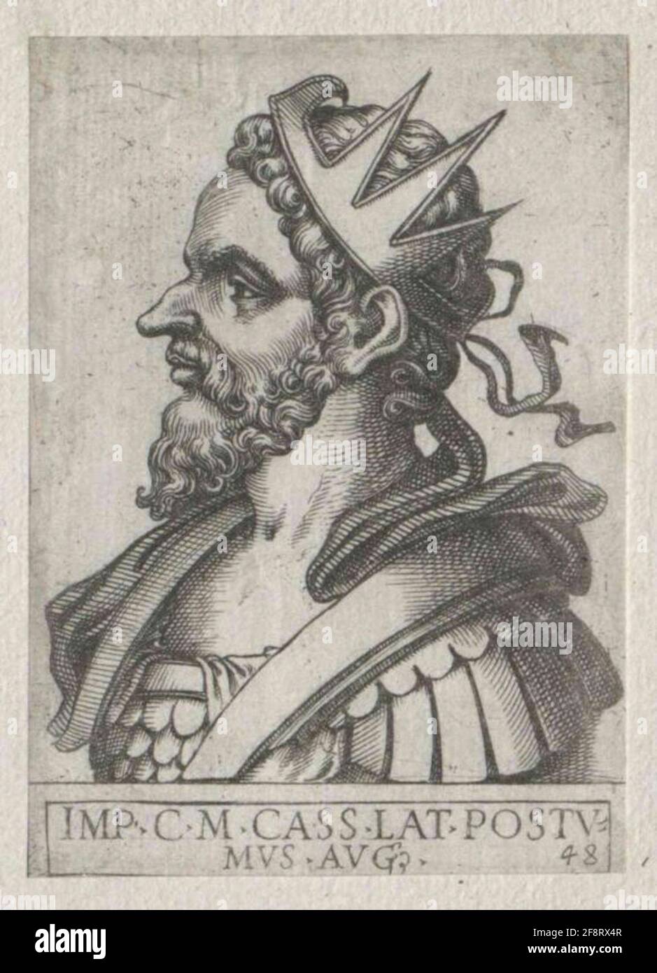 Postumus, Roman Emperor Stock Photo - Alamy