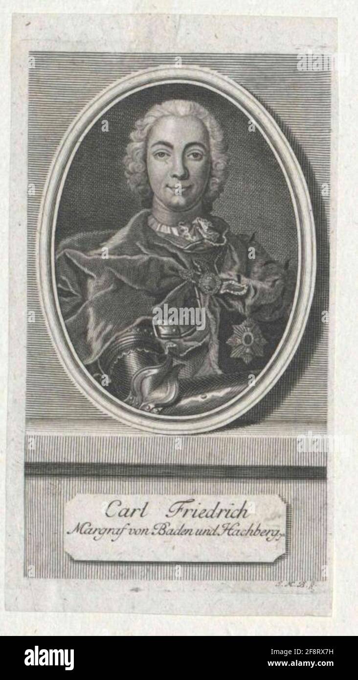 Karl Friedrich, Grand Duke of Baden Stecher: Bernigeroth, Johann ...