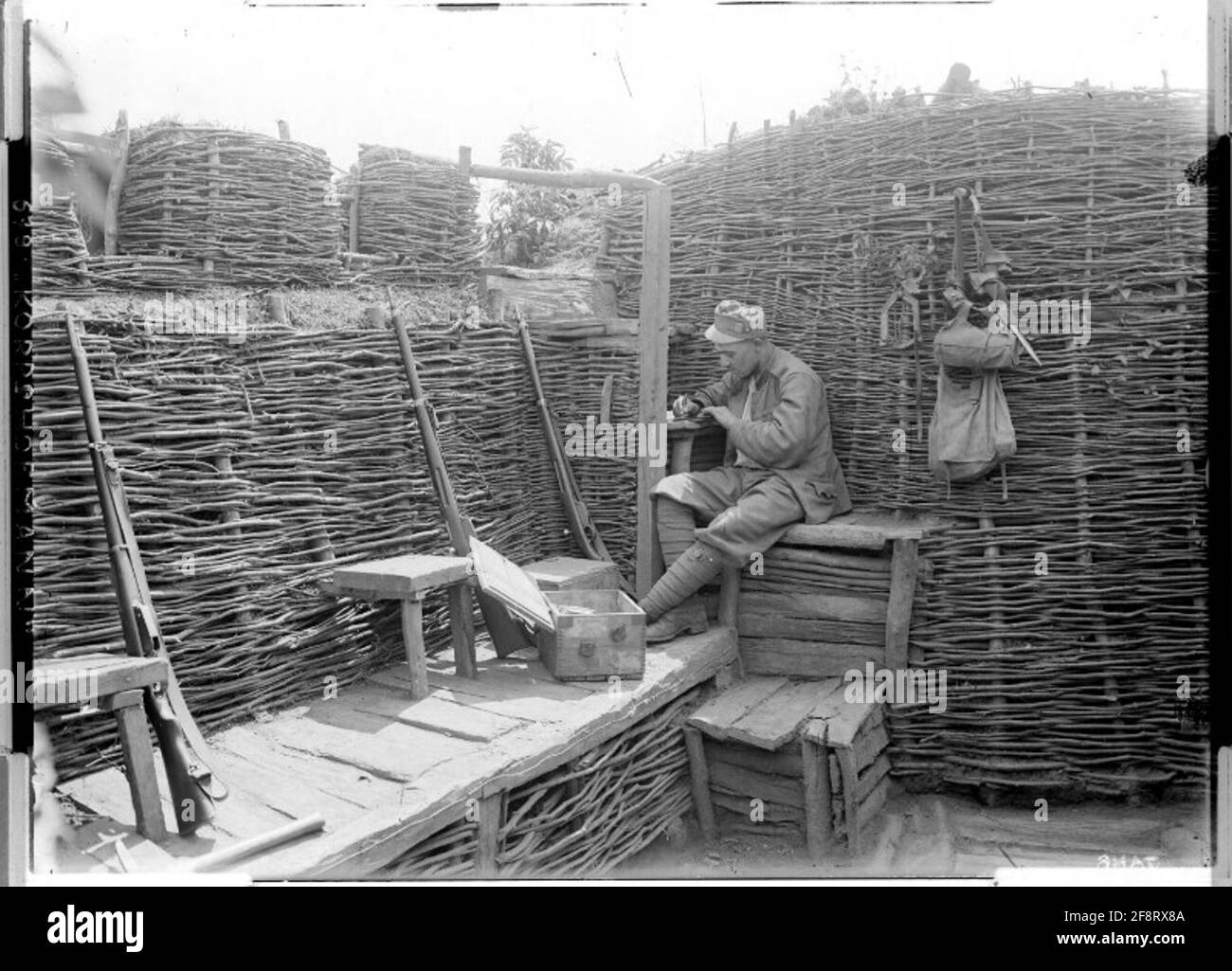 Trench At IR. 88; probably in the area between Brzezany and Podhajce ...