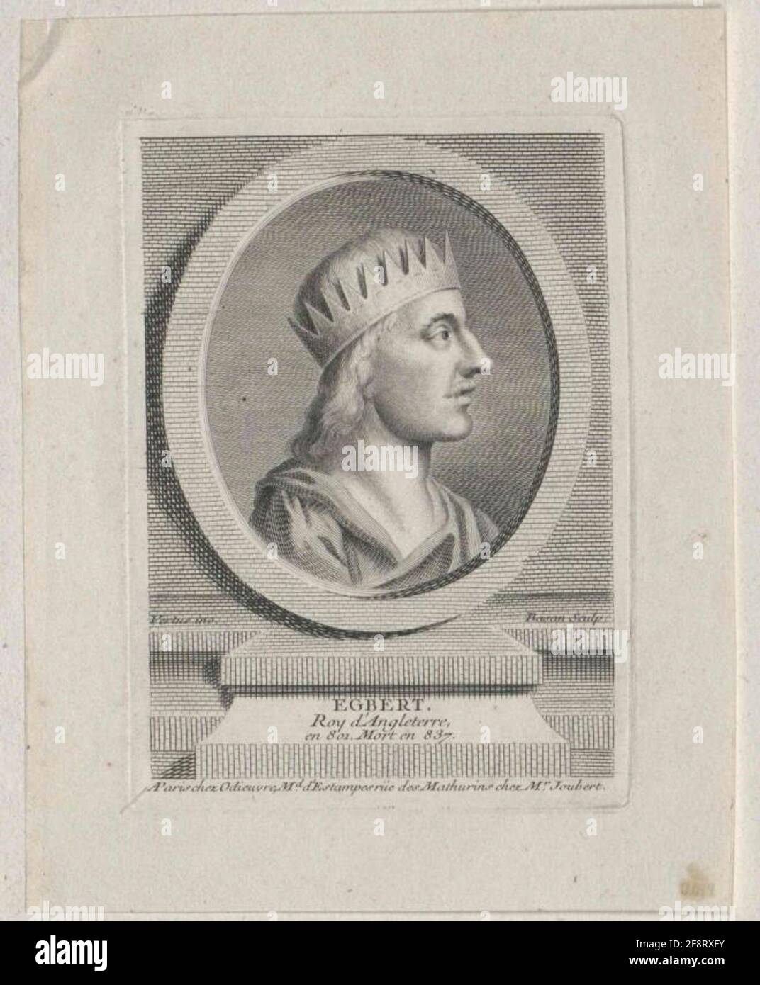 Egbert, King of England Stock Photo - Alamy