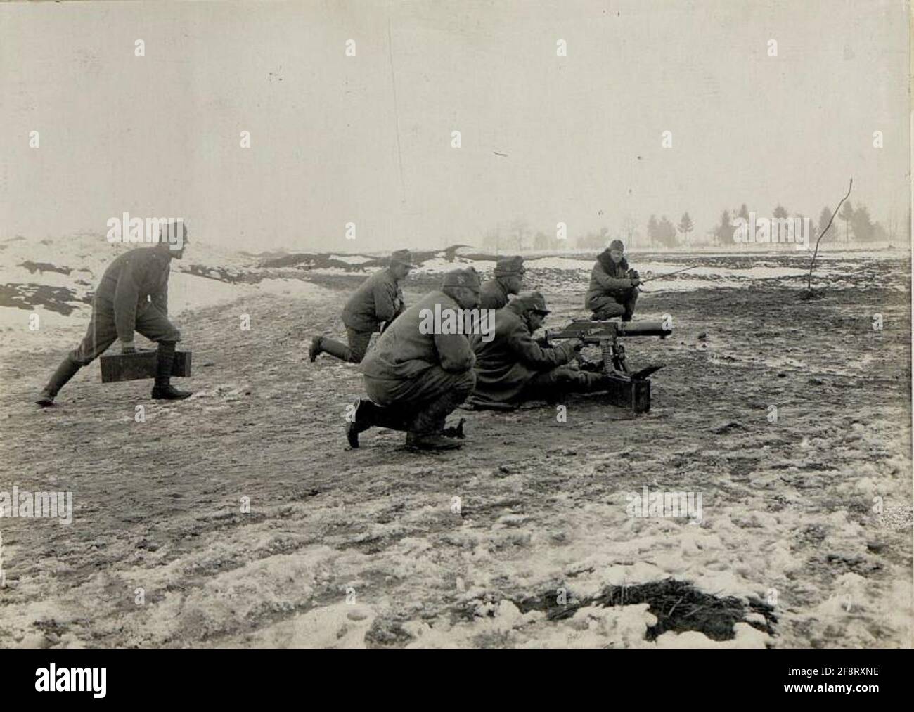 Advanced machine gun position on the Tryma Stock Photo - Alamy