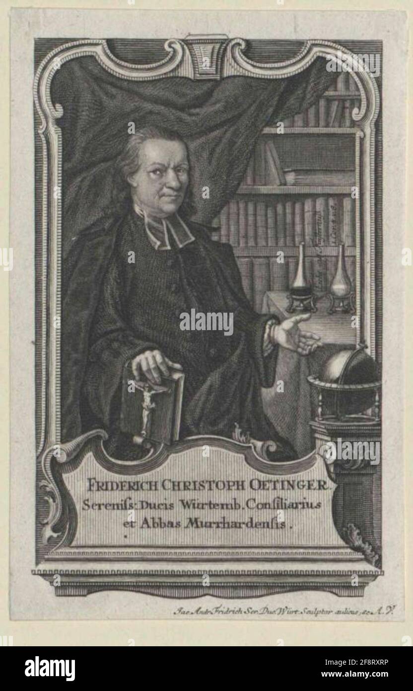 Oetinger, Friedrich Christoph Stock Photo - Alamy