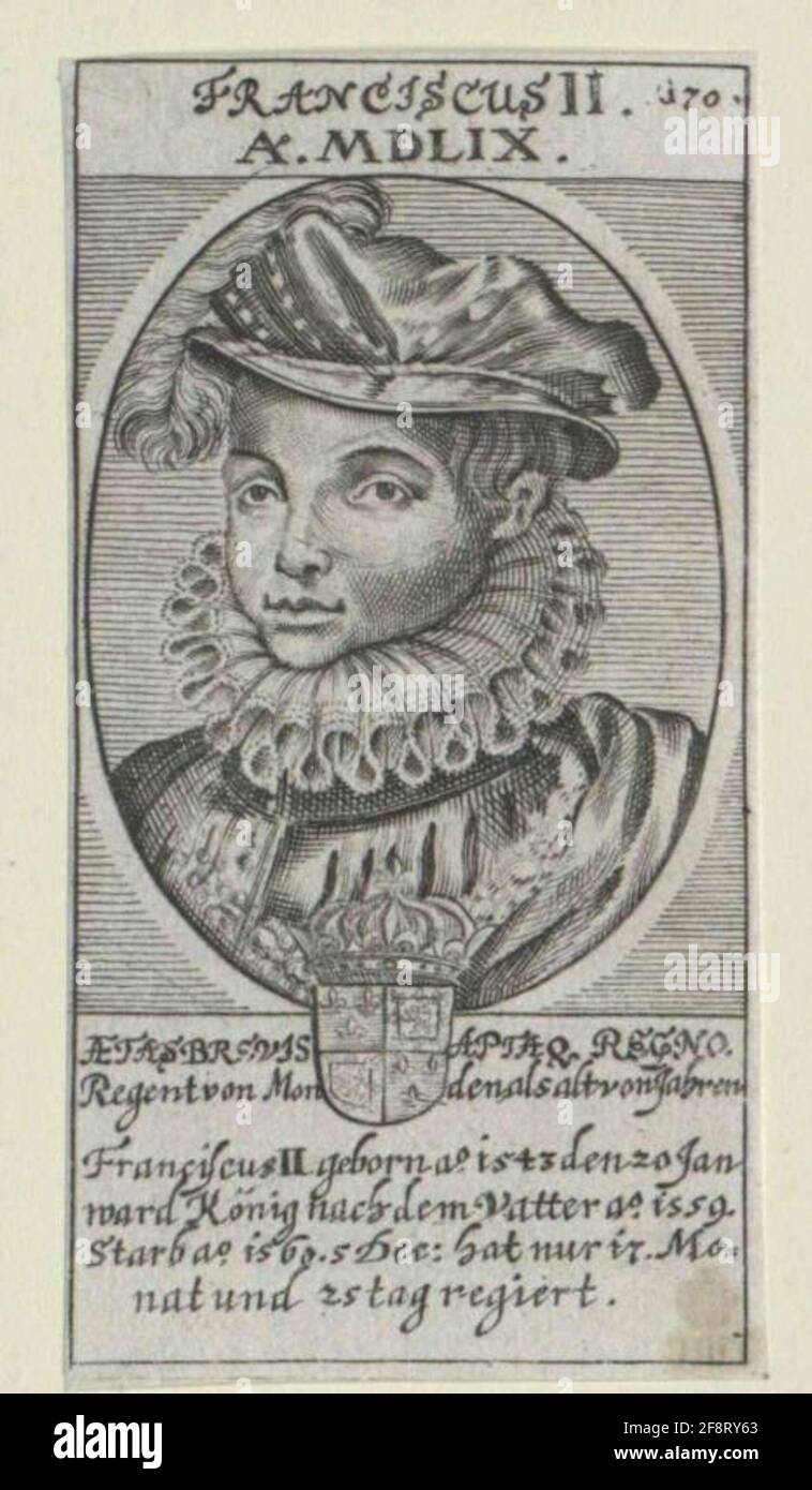 Franz II., King of France Stock Photo - Alamy