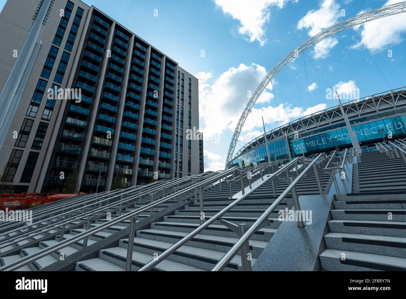 Stairs wembley stadium london england hi-res stock photography and ...