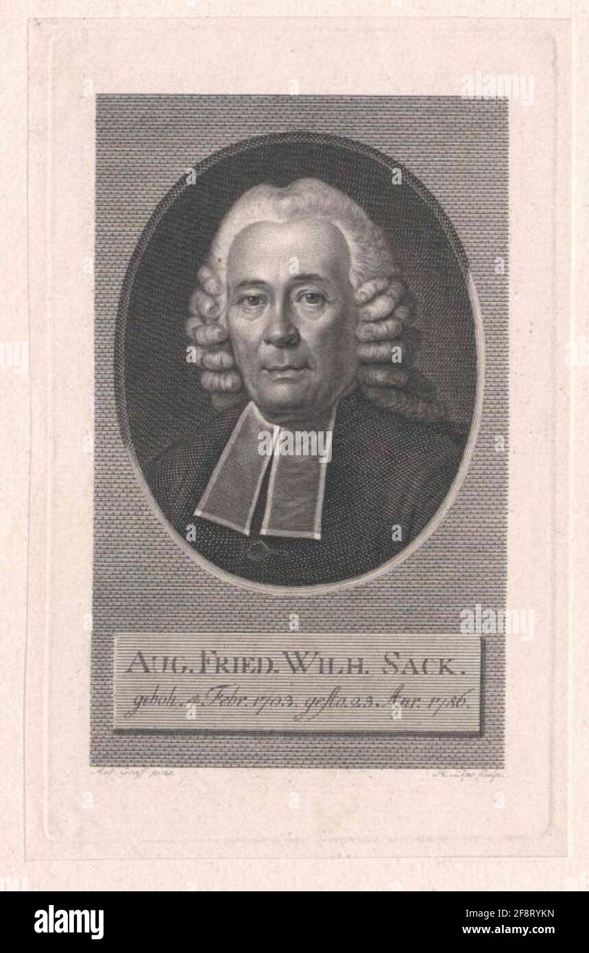 Sack, August Friedrich Wilhelm Stock Photo - Alamy