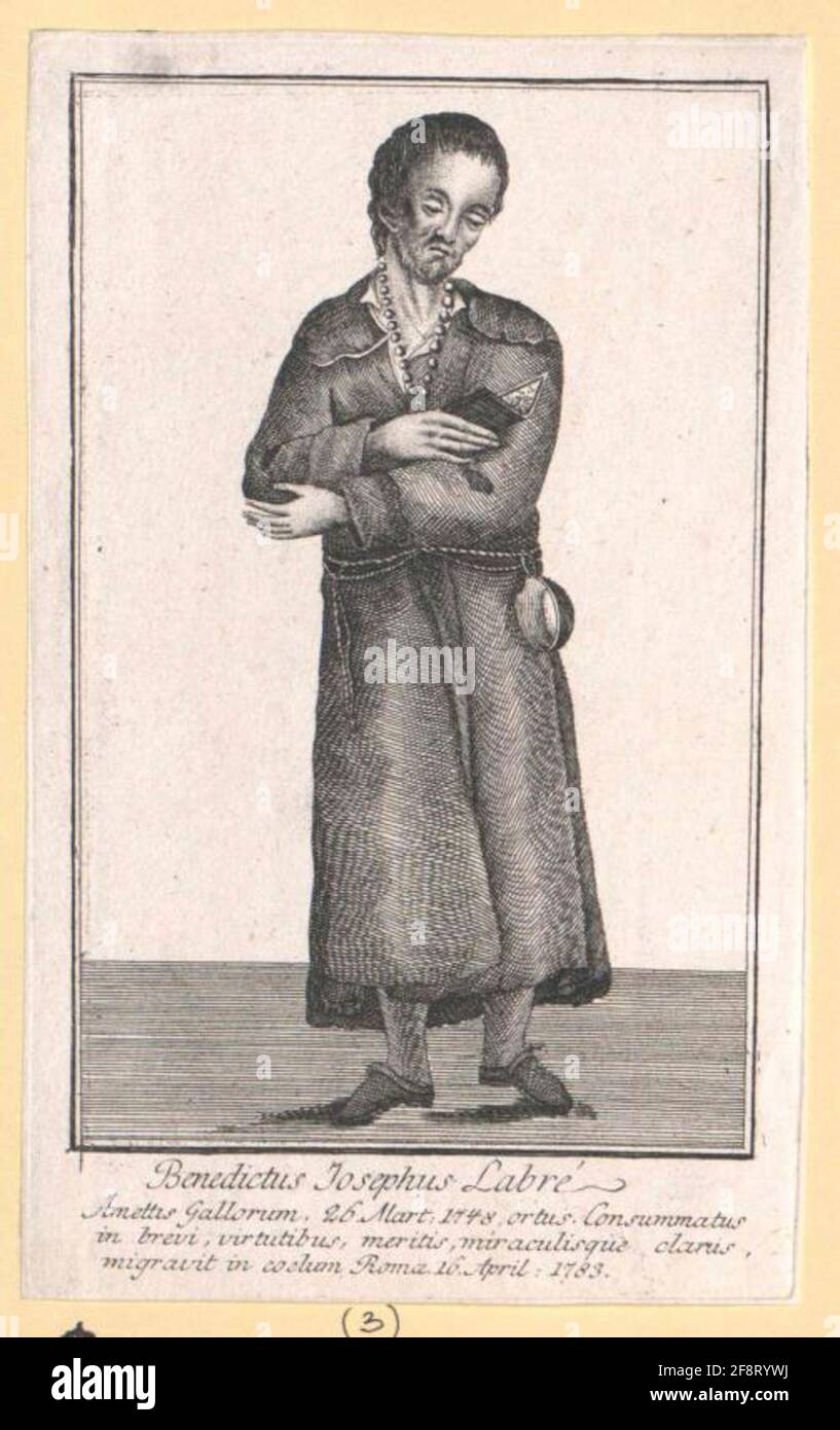 Labre, Benoit-Joseph Stock Photo - Alamy