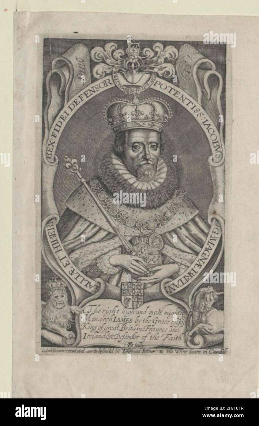 Jacob I. King of England Stock Photo - Alamy