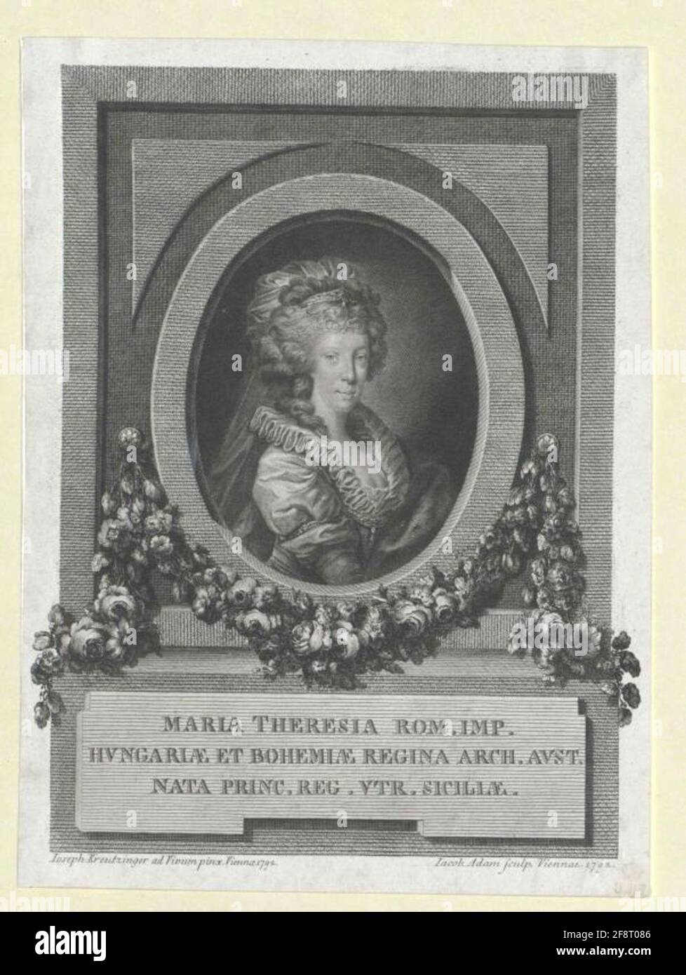 Maria Theresia, Princess of Naples Sicily Stecher: Adam, Jacobfactic ...