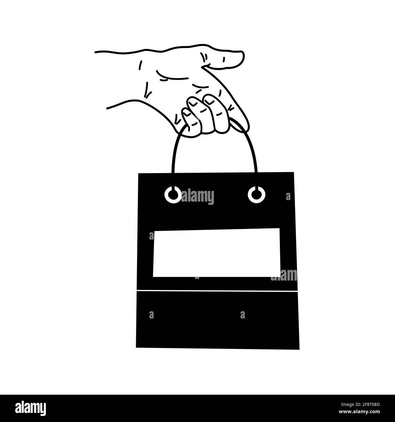 Shopping bag icon, shopping, packages, vector illustration isolated on ...