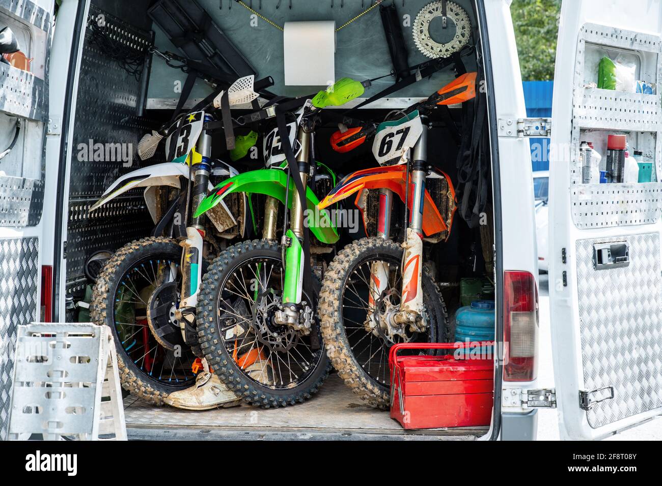 Motorcycle maintenance stand hi-res stock photography and images - Alamy