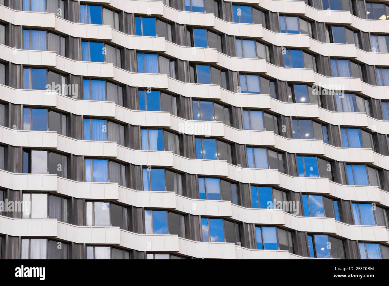 Building apartment, windows, pattern, geometry, detail, repeat ...