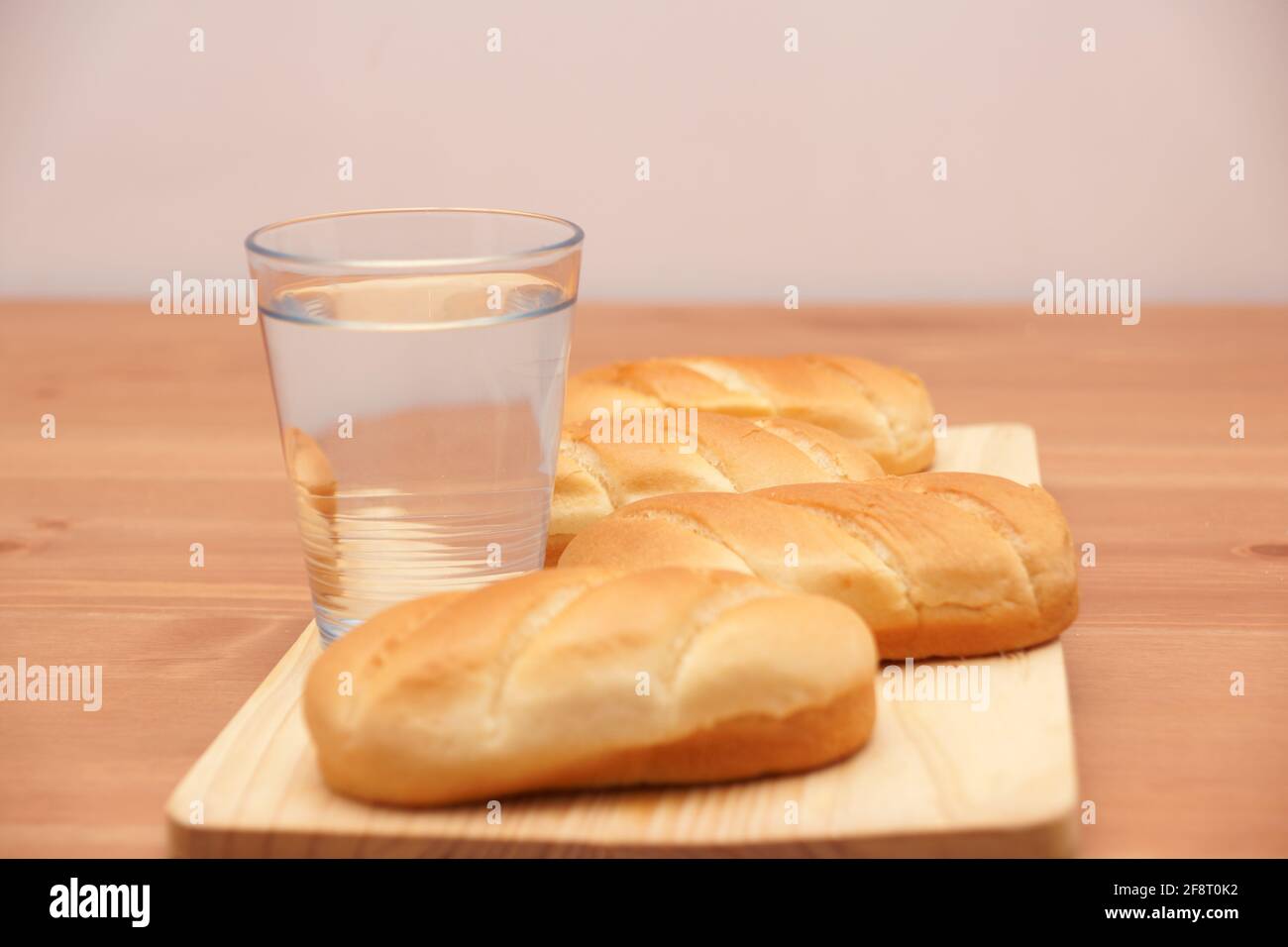 Milk bread and water Stock Photo - Alamy