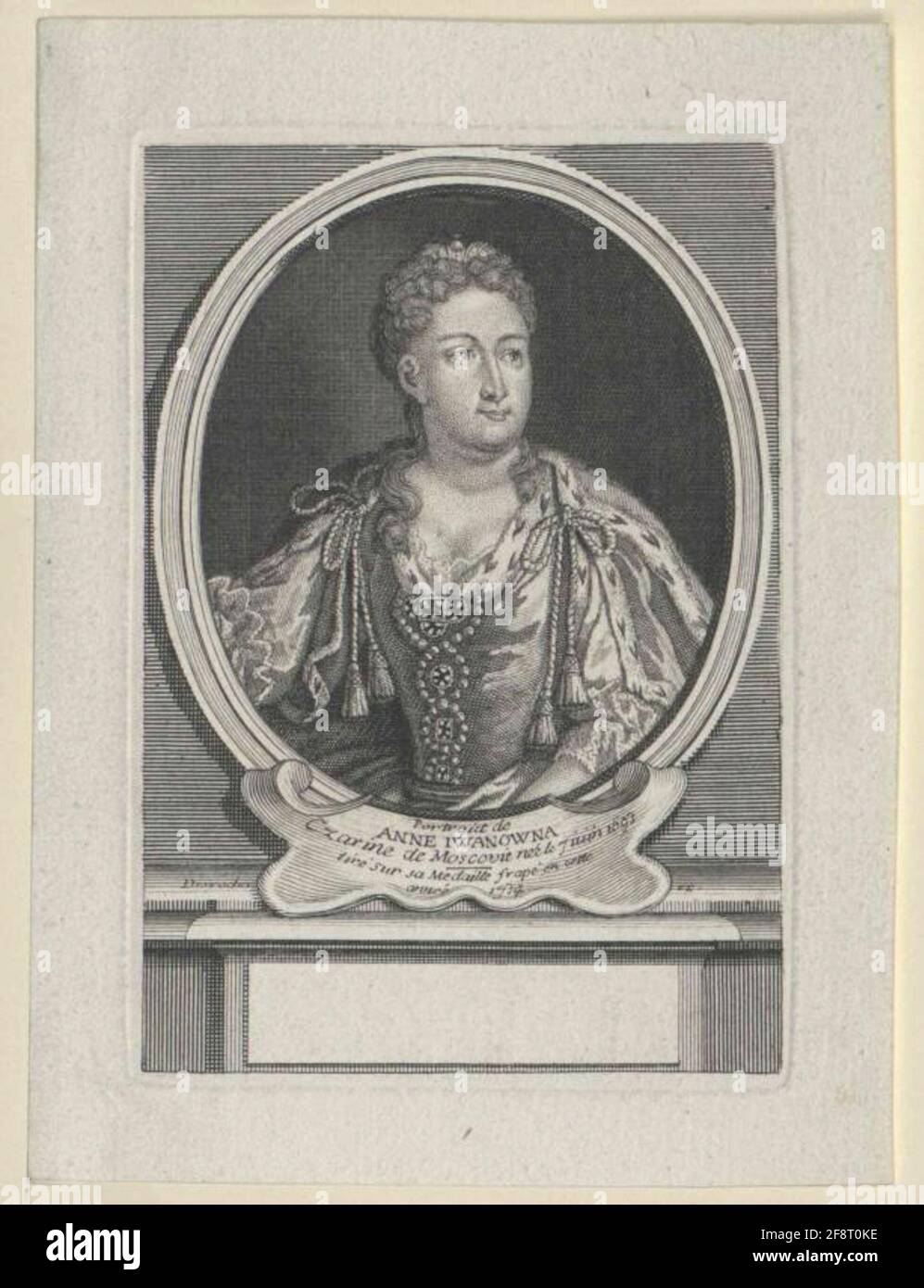 Anna Ivanovna, Empress of Russia Stock Photo - Alamy