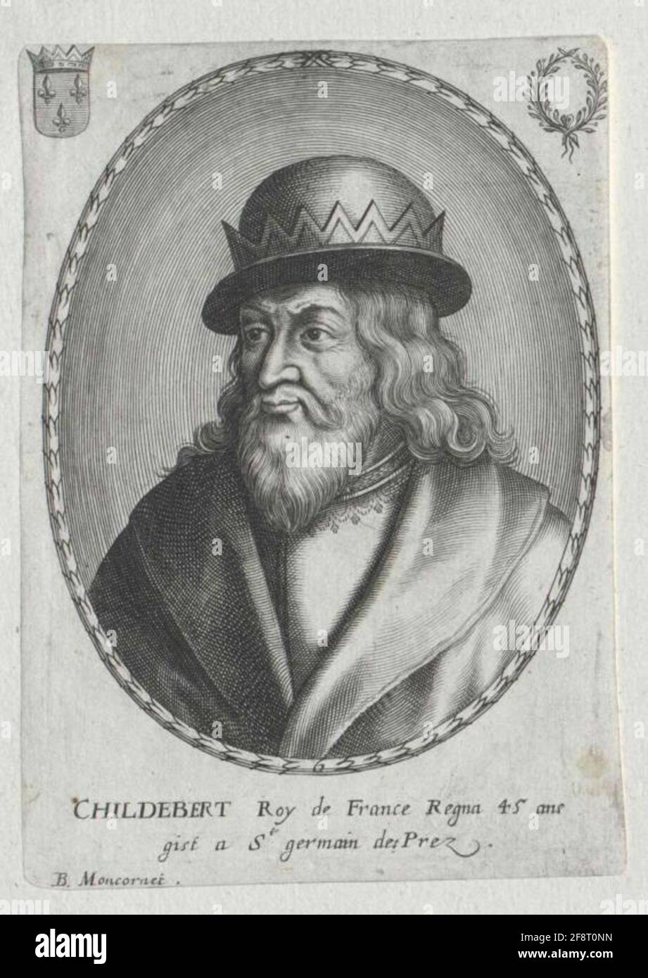 Childebert I, King of Franconia Stock Photo - Alamy