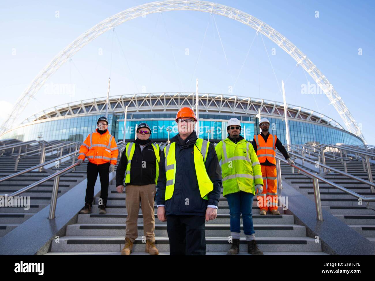 James Saunders, CEO of Quintain at the unveiling of the newly installed ...
