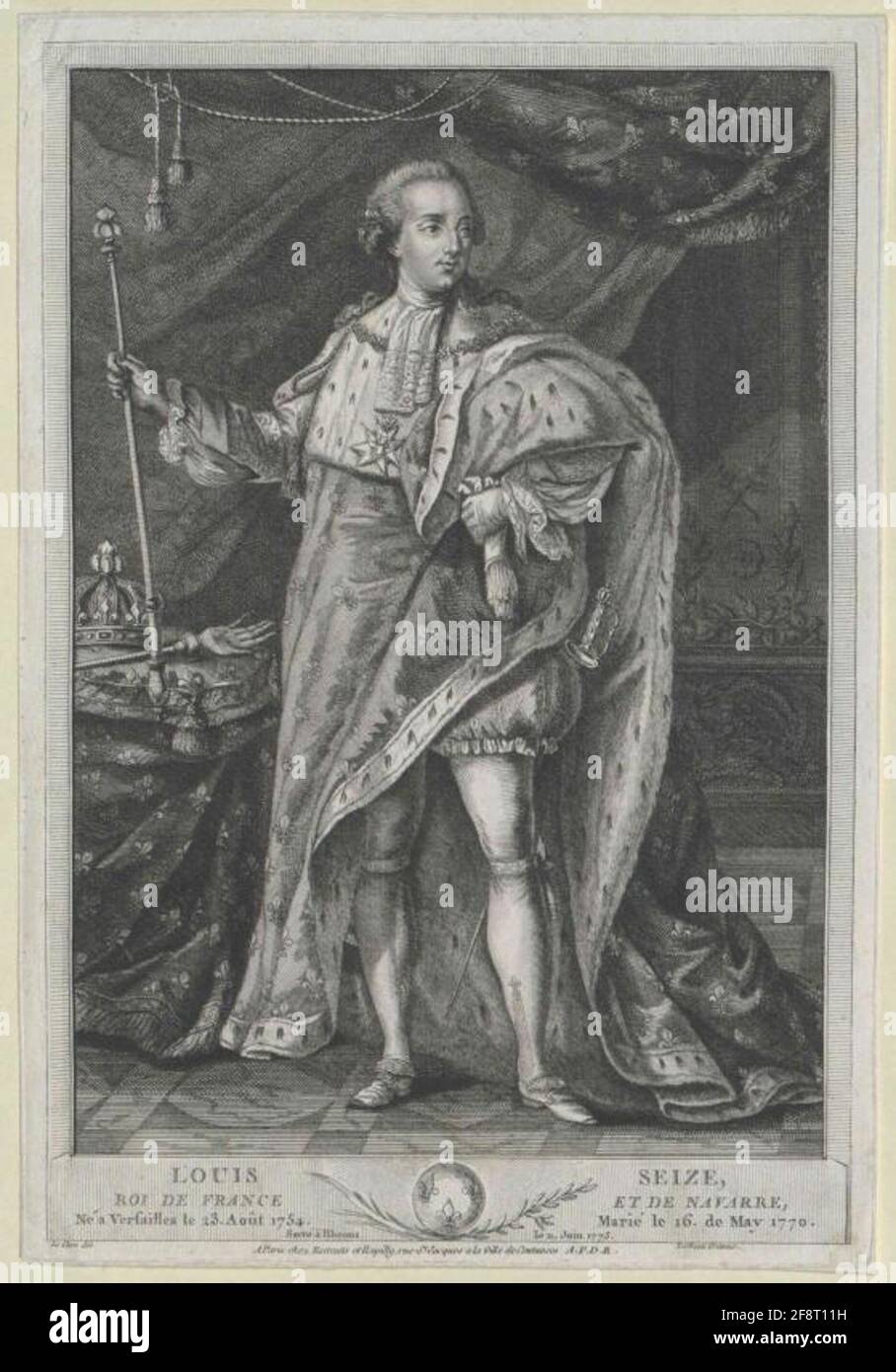 Ludwig XVI., King of France Stock Photo - Alamy