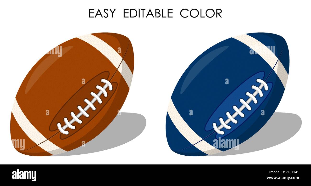 Sports ball for playing American football. Team sports. Active ...