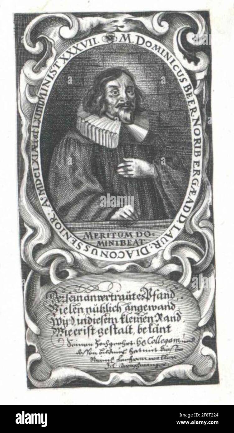 Beer, Dominicus 1661 / 1700 Stock Photo - Alamy