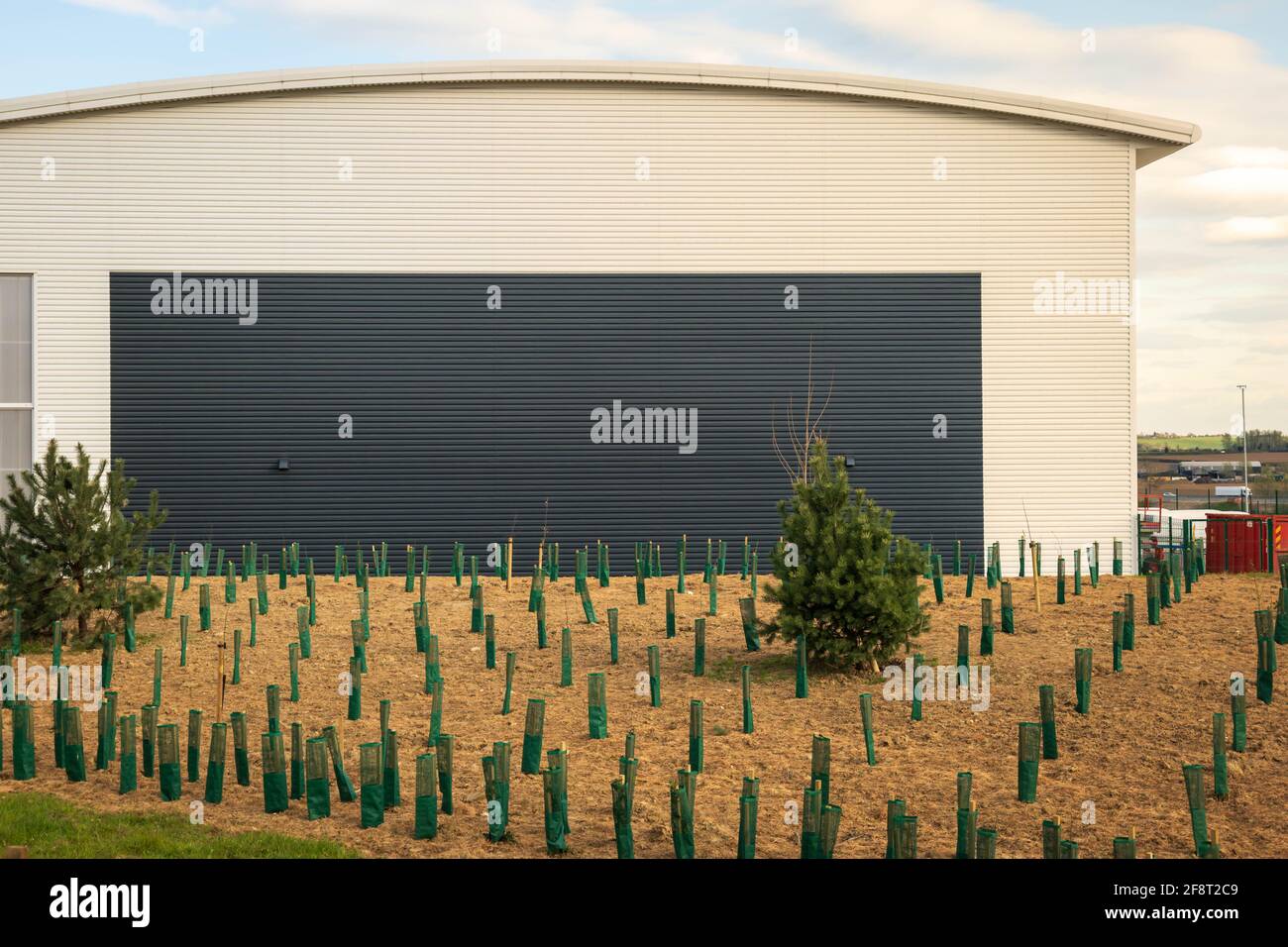 Industrial distribution warehouse construction frame in england uk ...