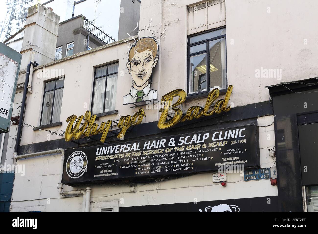 Why go bald sign hi-res stock photography and images - Alamy