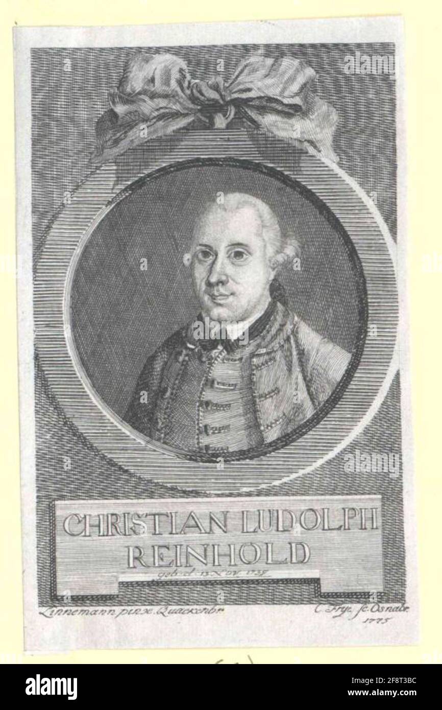 Reinhold, Christian Ludolf Stock Photo - Alamy