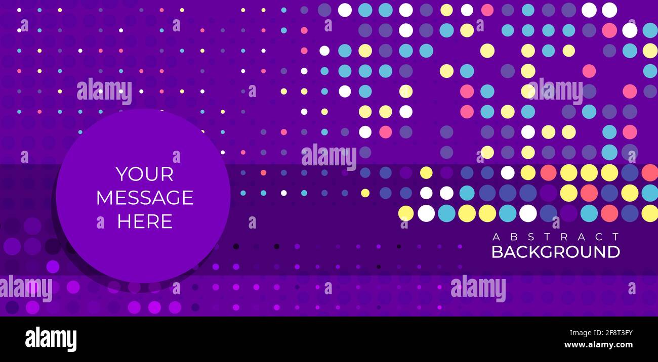 Violet abstract horizontal vector background. Landing page header ...